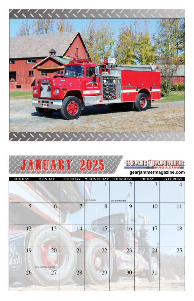 “CLASSIC IRON ” 2025 ANTIQUE TRUCK CALENDAR