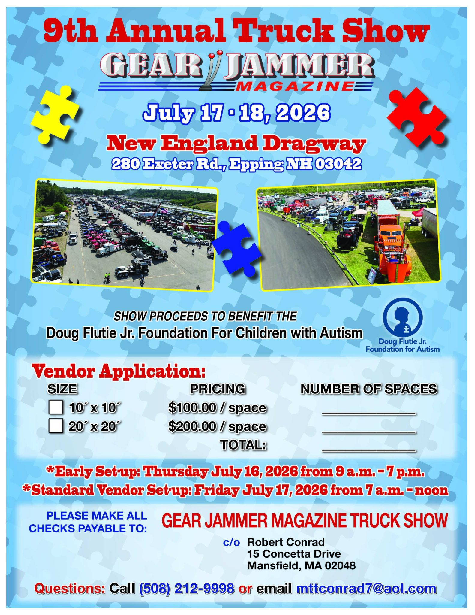 9th Annual Gear Jammer Magazine Truck Show July 18th & 19th, 2026